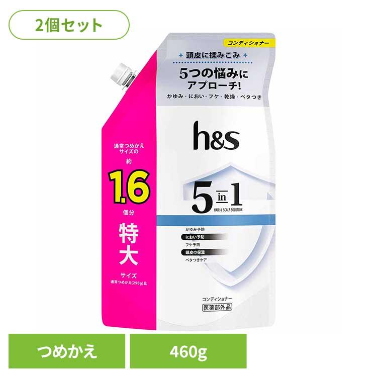 (2個セット)h＆s 5in1 コンデイショナー つめかえ特大サイズ P＆G ヘアケア : メガストア Yahoo!店 - 通販 - Yahoo!ショッピング
