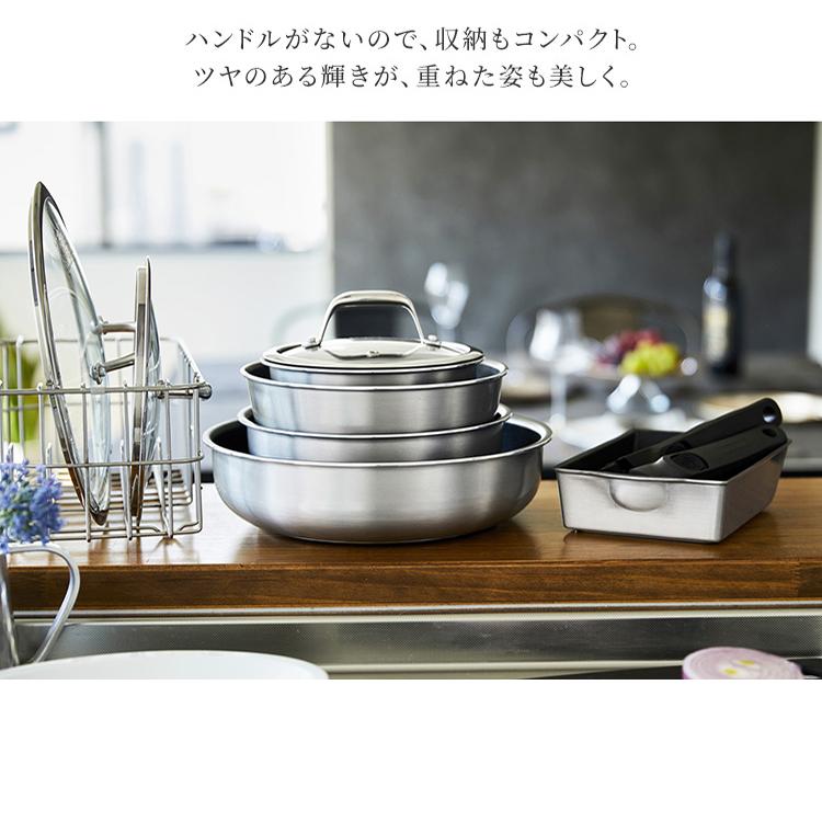 IRIS OHYAMA 鍋 IH 16cm IH対応 アイリスオーヤマ なべ おしゃれ 一人暮らし コンパクト ダイヤモンドグレイス DG-S16P シルバー ブロンズ : メガストア ...