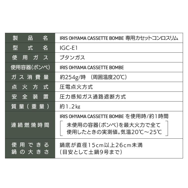IRIS OHYAMA カセットコンロ ガスコンロ 卓上コンロ アイリスオーヤマ テーブルコンロ スタイリッシュ 卓上 防災 IGC-E1-H : メガストア Yahoo!店 - 通販 ...