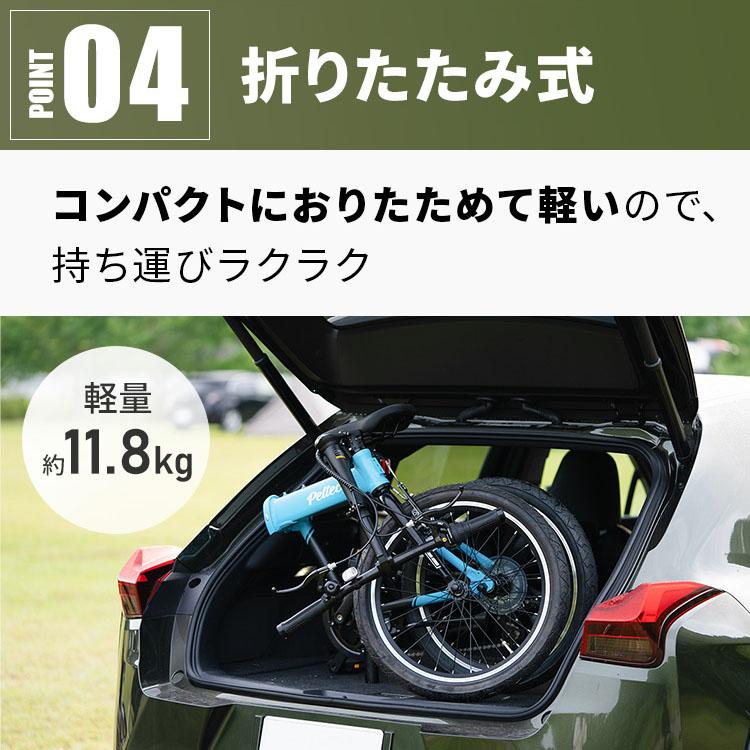 PELTECH 折りたたみ自転車 20インチ ペルテック Flip one 自転車 20インチアルミ 軽量 折り畳み 太タイヤ 外装7段 FP-207S 代引不可 : メガストア Yahoo ...