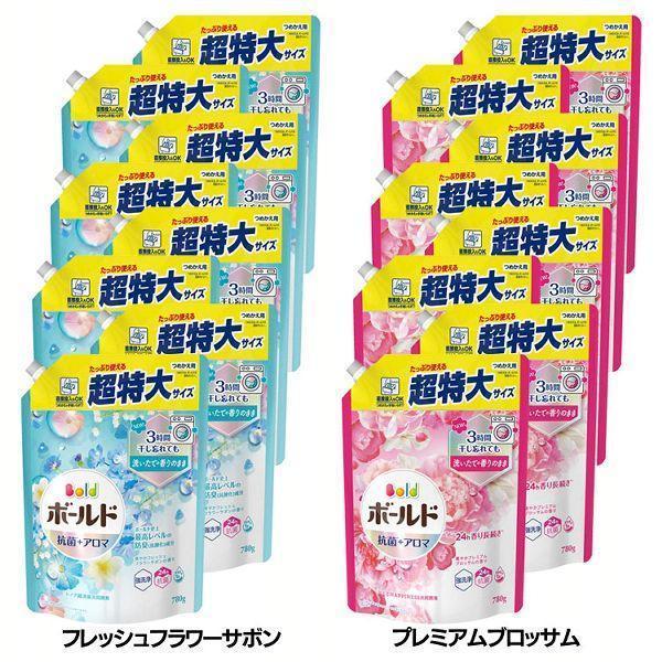 P&G 洗濯洗剤 詰替え 8個 8hukuroBold Bold ボールドジェル 超特大サイズ 780g P＆G (D) : メガストア Yahoo!店 - 通販 - Yahoo!ショッピング