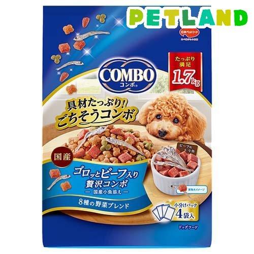 コンボ ドッグ ゴロッとビーフ入り ( 1.7kg )/ コンボ(COMBO) : 4902112008010 : ペットランドYahoo!店 - 通販 - Yahoo!ショッピング