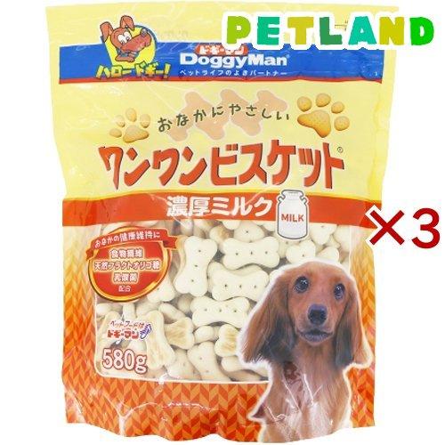 ドギーマン おなかにやさしいワンワンビスケット 濃厚ミルク ( 580g×3セット )/ ドギーマン(Doggy Man) : ペットランドYahoo!店 - 通販 - Yahoo!ショッピング