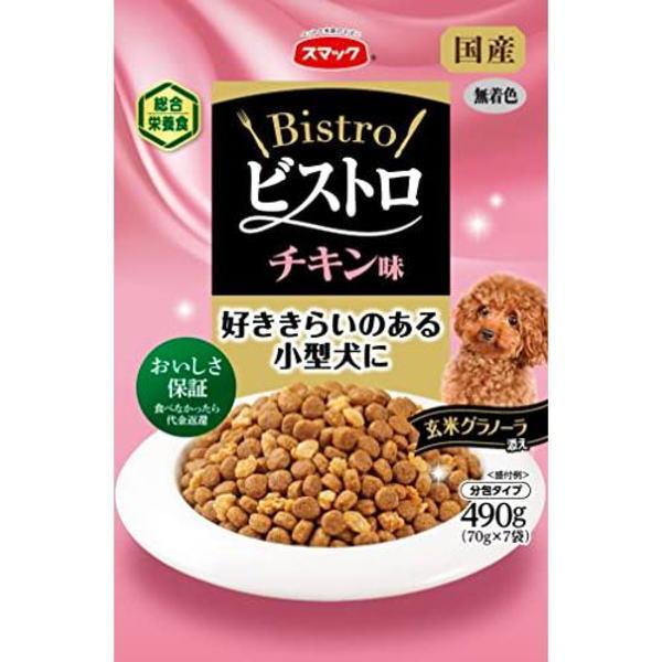 スマック ビストロ 好ききらいのある小型犬に チキン味 490g×12個（ケース販売) :ka04559:ペット良品倶楽部ヤフー店 - 通販 - Yahoo!ショッピング