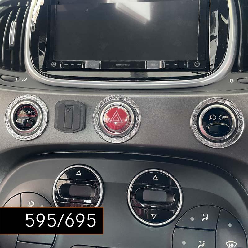 ABARTH F595 F695 ハザードリングセット トルネード 3pcs アバルト SPORT ランプ アクセサリー インテリア 内装 カスタム : ヨーロッパ車専門店peyton ...