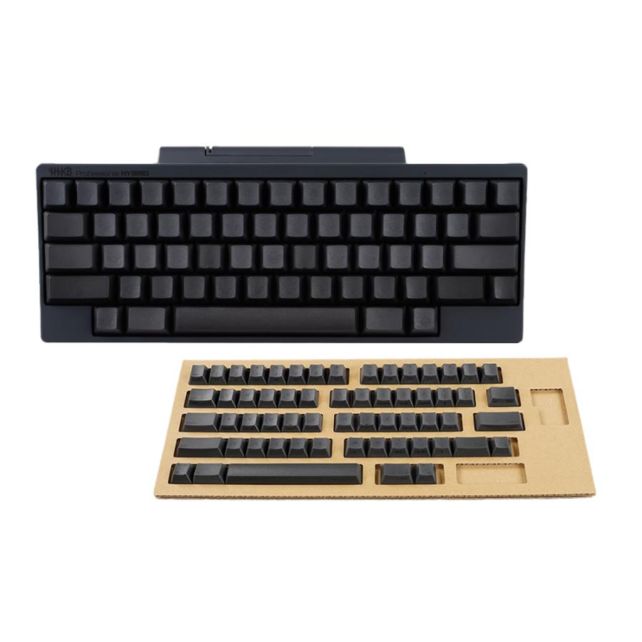 PFU HHKB Professional HYBRID 無刻印／英語配列「墨」中央印字キートップ特別セット : PFUダイレクト - 通販 ...