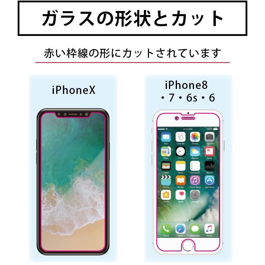 アウトレット iPhoneX / iPhone8 iPhone7 iPhone6s iPhone6 液晶保護ガラス スーパークリア : スマホアクセのPremiumStyleStore ...