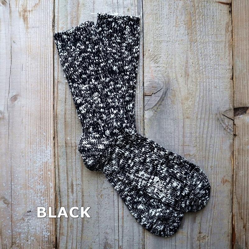 プットオンソックス Put on socks "Grain" グレイン コットンリネンジャンボスラブソックス (5COLOR) 綿麻 日本製 ...