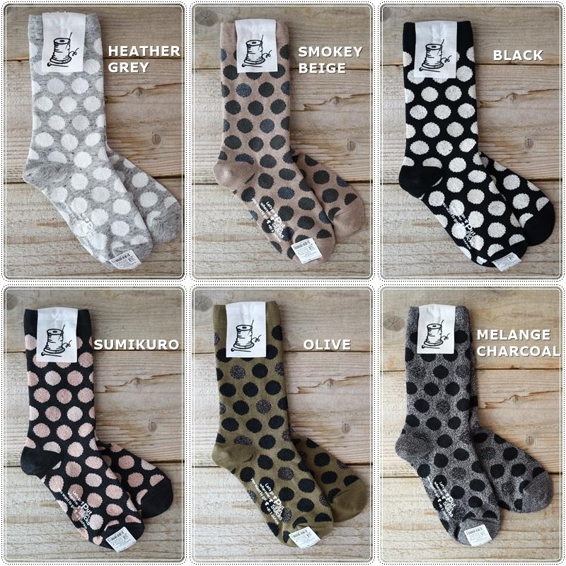 プットオンソックス Put on socks "pinball"ピンボール コットンブークレー＆ラメドットソックス(6 COLOR) 吸放湿性 ...