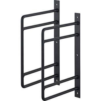 アイアンブラケット(二段) 2個入 W21070-22-D : PHANTOMSTORE - 通販 - Yahoo!ショッピング