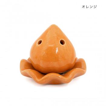 香立て セラミック ロータスバッド オレンジ 10722841087 : PHANTOMSTORE - 通販 - Yahoo!ショッピング