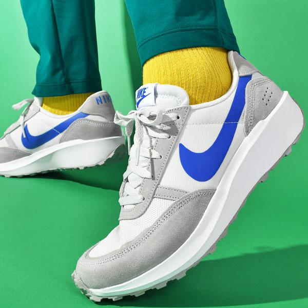 NIKE（ナイキ） 送料無料 スニーカー メンズ シューズ WAFFLE DEBUT ワッフル デビュー ホワイト ブルー fj4195 ...