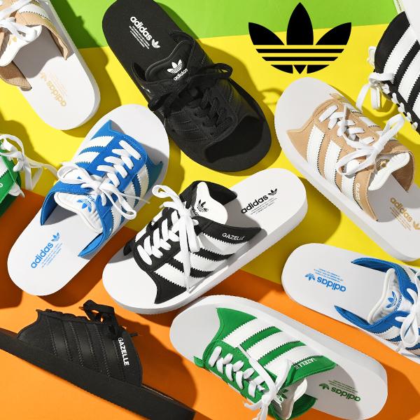 adidas Originals アディダス メンズ レディース サンダル GAZELLE BEACH W ガゼル ビーチ スライド ...
