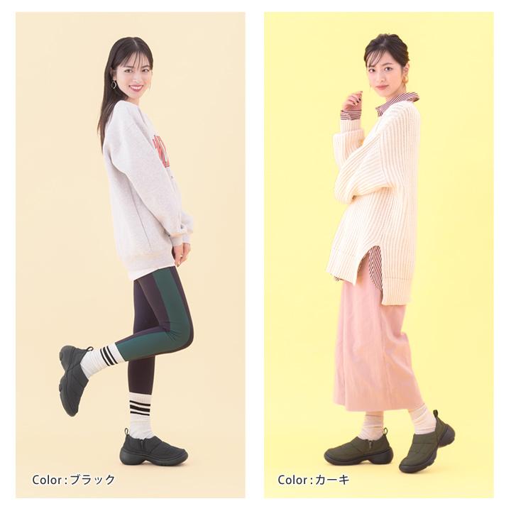 リゲッタカヌー レディース サイドジップ付きモックシューズ 3.0cmヒール Regetta Canoe スリッポン スニーカー ローカット シューズ 靴 カジュアル CJBO-004 :rc ...