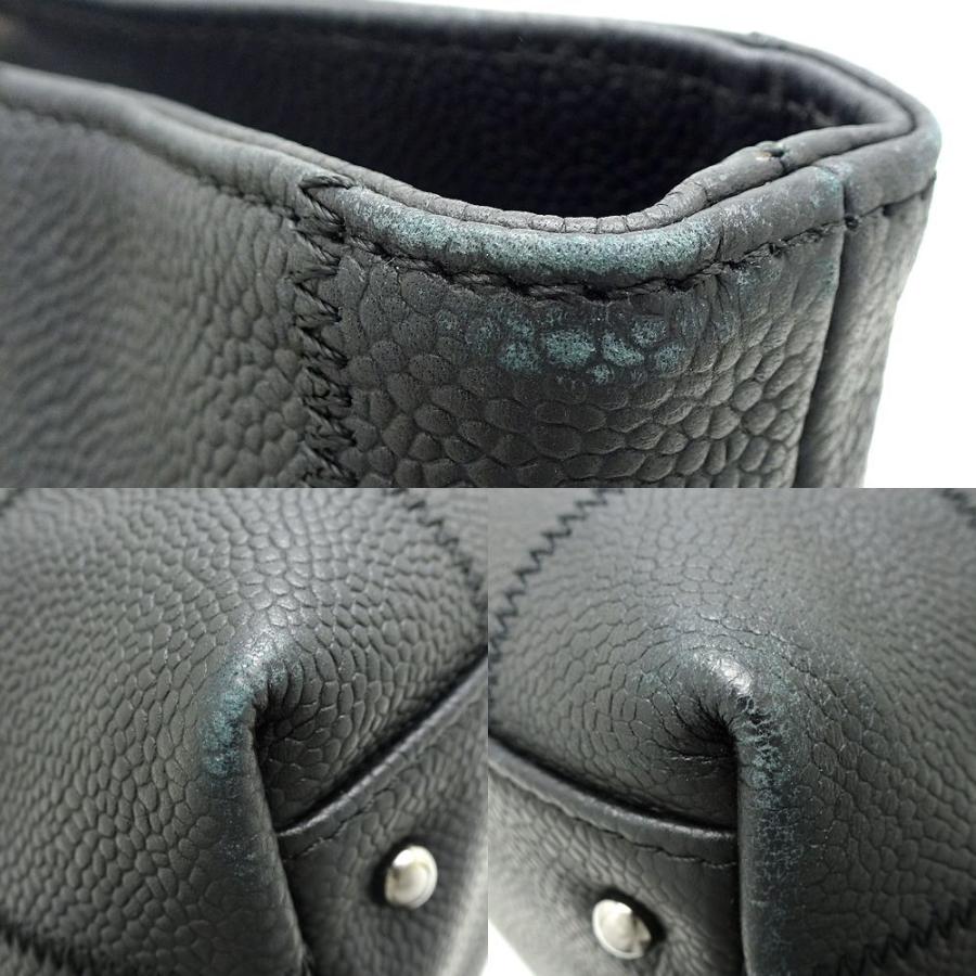CHANEL シャネル チョコバー トートバッグ ソフトキャビアスキン CHANEL シャネル チョコバー トートバッグ ソフトキャビアスキン