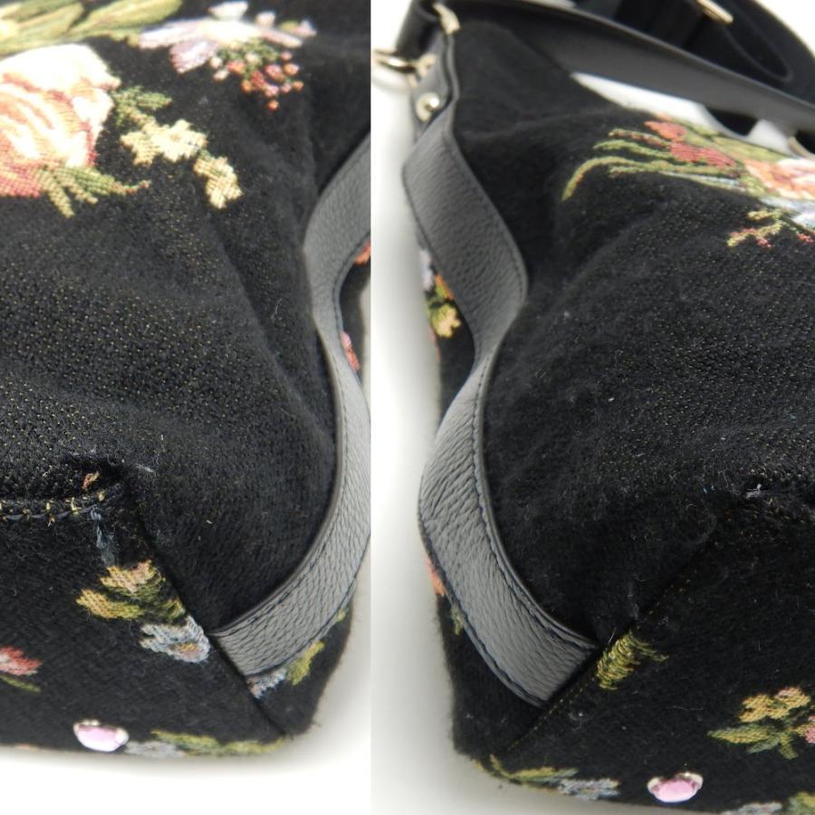 シンクビー ThinkBee！ 2WAY ハンドバッグ フェルト×レザー 黒 ブラック 花柄/059861【中古】 : 059861 : MIDORIYA - 通販 - Yahoo!ショッピング