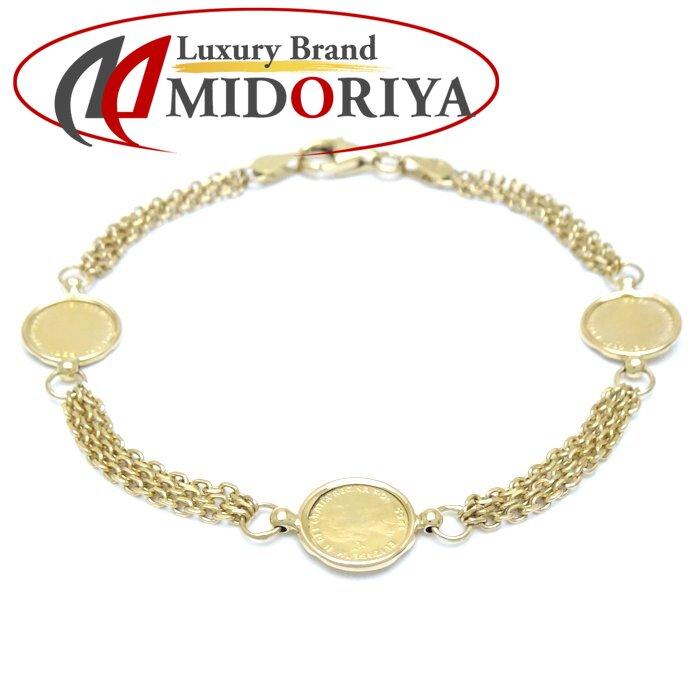 コインモチーフ ブレスレット K18YG イエローゴールド/129035【中古】 : MIDORIYA - 通販 - Yahoo!ショッピング