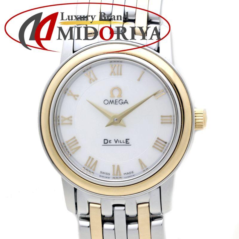 OMEGA オメガ デヴィル プレステージ 4370.71.00【磨き済】K18YGxステンレススチール レディース /130321【中古 ...