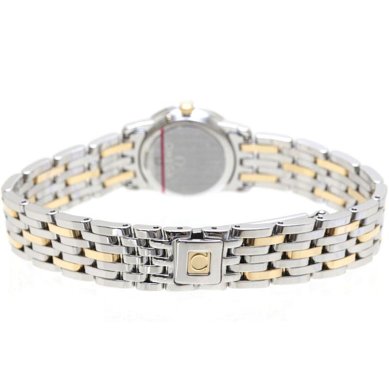 OMEGA オメガ デヴィル プレステージ 4370.71.00【磨き済】K18YGxステンレススチール レディース /130321【中古 ...