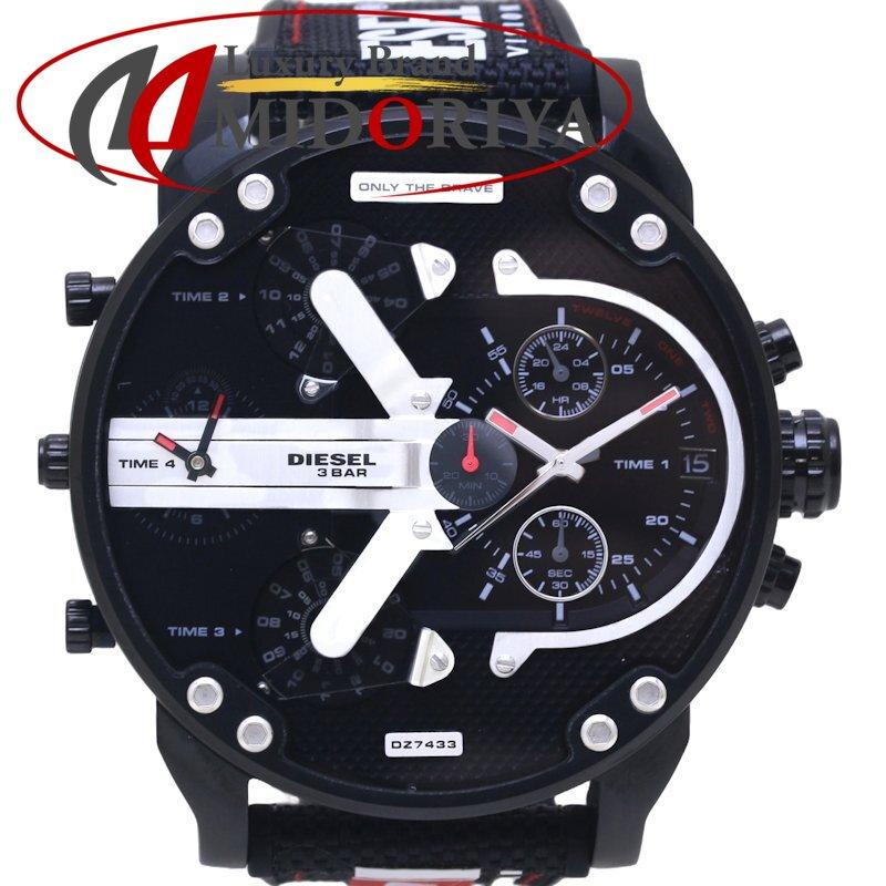 DIESEL ディーゼル ミスターダディ DZ7433【2021年購入】 ステンレススチールxナイロン メンズ/130364 ☆未使用【腕時計 ...