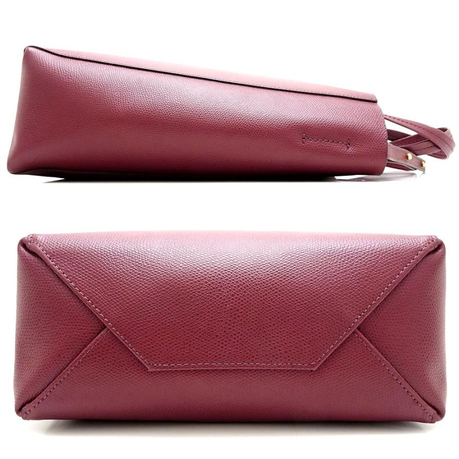CELINE（セリーヌ） バーティカルカバ スモール 189813 トートバッグ カーフ ライトバーガンディ 2WAY トートバッグ ...