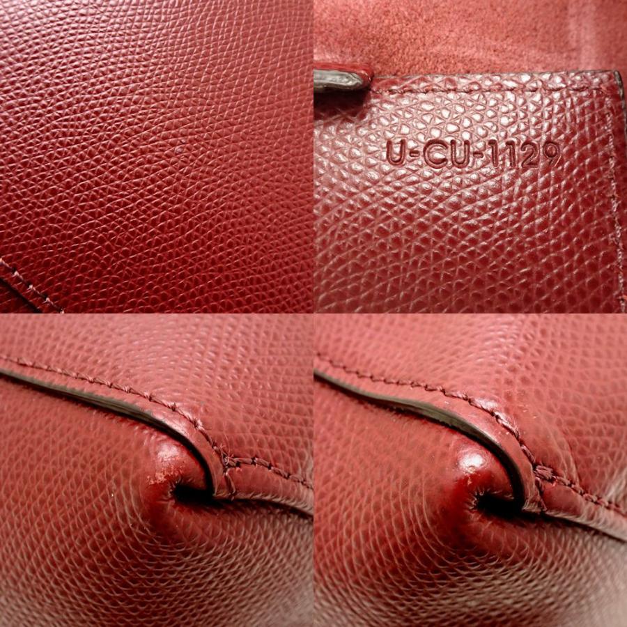 セリーヌ CELINE バーティカルカバ スモール 189813 トートバッグ カーフ ライトバーガンディ / 151181【中古 ...