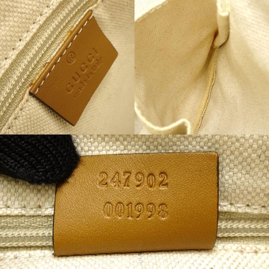 GUCCI（グッチ） GUCCI 247902 スーキー トートバッグ ディアマンテ キャンバス×レザー ブラウン ベージュ/151262 ...