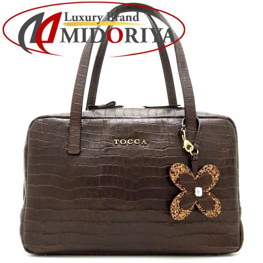 TOCCA トッカ ハンドバッグ 型押しレザー ブラウン/151372【中古】 : MIDORIYA - 通販 - Yahoo!ショッピング