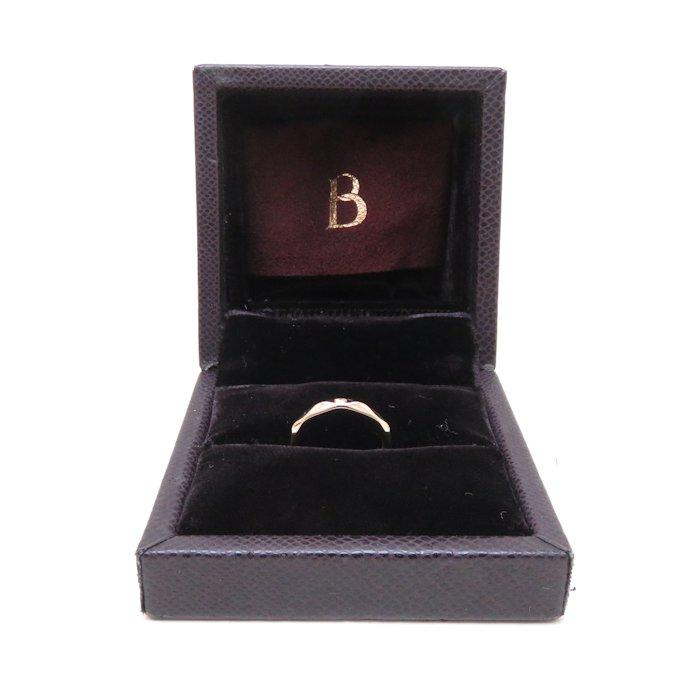 BOUCHERON（ブシュロン） ファセット 1Pダイヤモンド リング ミディアム K18PG #48 8号 ピンクゴールド 指輪 ...