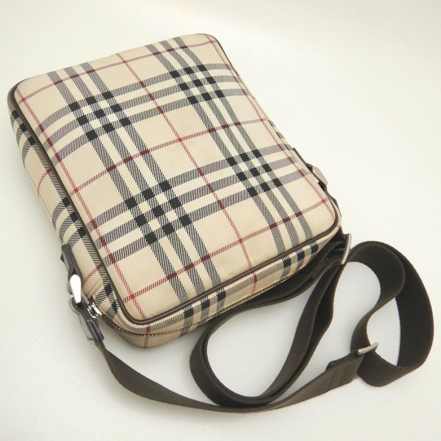 BURBERRY バーバリー ショルダーバッグ ノバチェック ナイロンxレザー ベージュ ブラウン/252107【中古】 : MIDORIYA ...