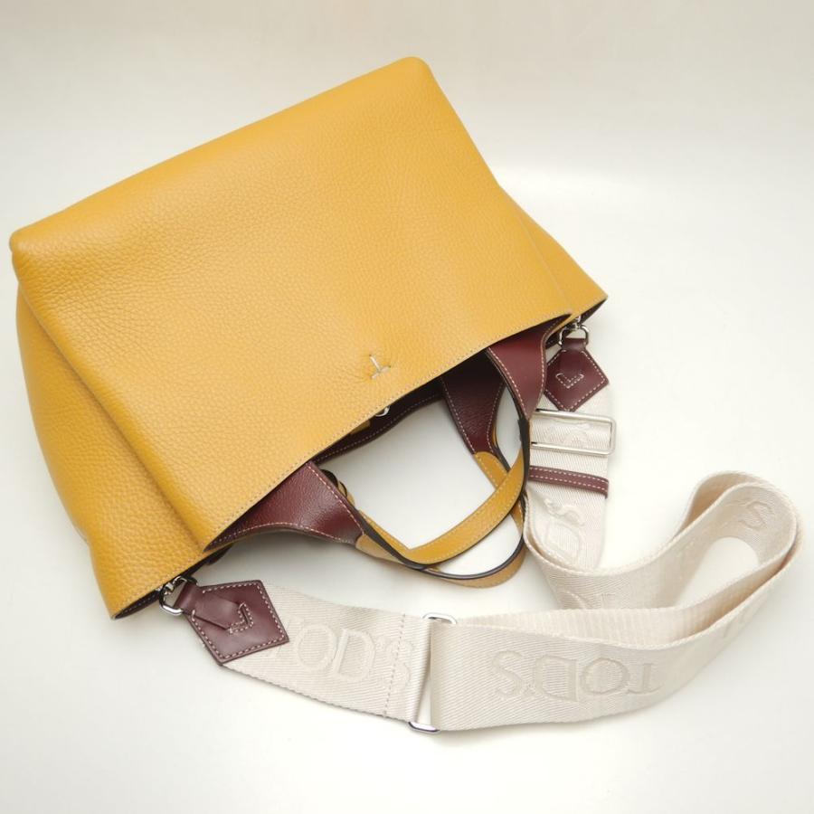 TOD'S TOD’S トッズ XBWAPAF91T0QNK4075 ハンドバッグ Tタイムレス 2WAY レザー マスタード/252402 ...