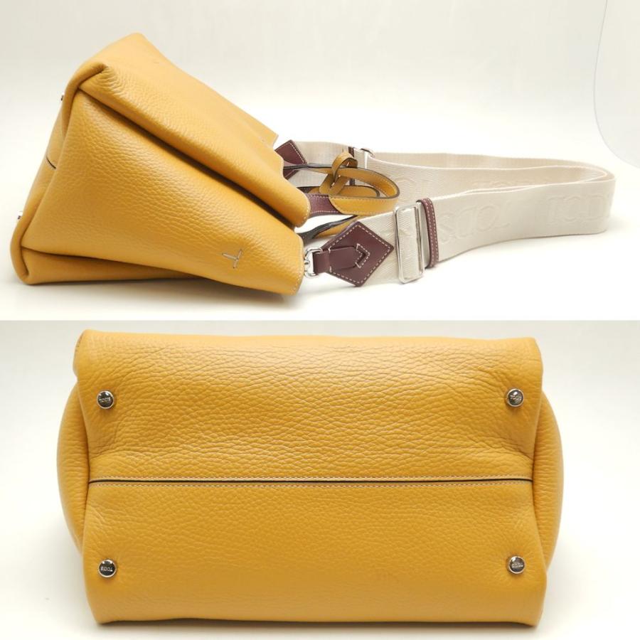 TOD'S TOD’S トッズ XBWAPAF91T0QNK4075 ハンドバッグ Tタイムレス 2WAY レザー マスタード/252402 ...