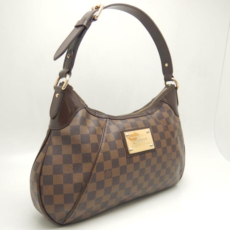 LOUIS VUITTON ルイヴィトン ダミエ テムズGM N48181 ショルダーバッグ エベヌ/252423【中古】 : 252423 ...