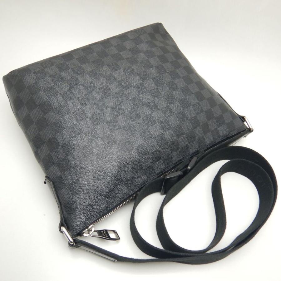 LOUIS VUITTON ルイヴィトン ダミエ グラフィット ミックPM N41211 ショルダーバッグ ブラック/252544【中古 ...