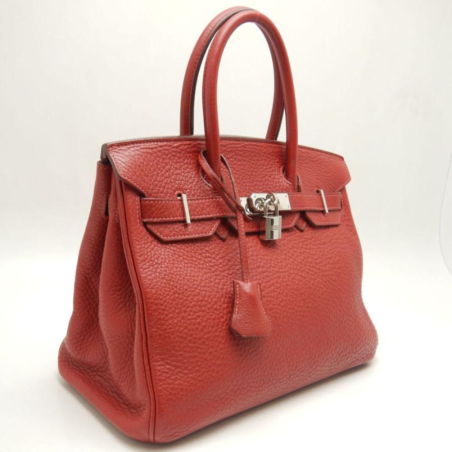 HERMES エルメス バーキン30 ハンドバッグ トゴ 推定ルージュヴィフ/252552【中古】 : MIDORIYA - 通販 ...