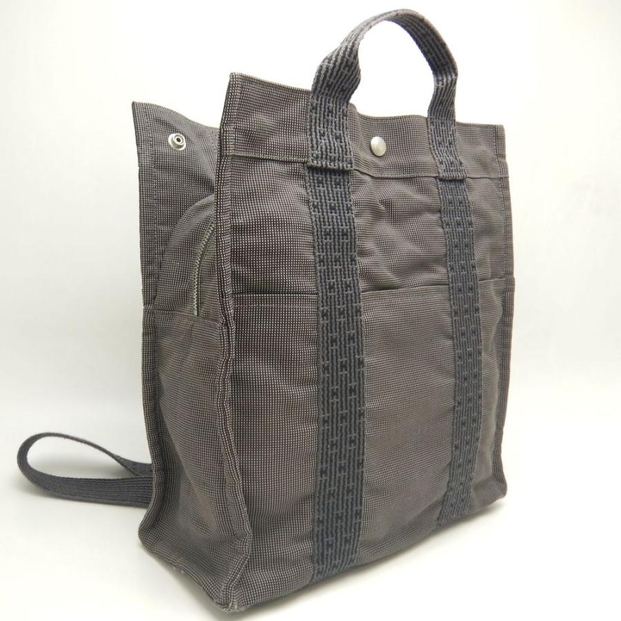 HERMES（エルメス） エールライン アドMM リュック・バックパック ポリエステル グレー/252690【中古】 : MIDORIYA ...