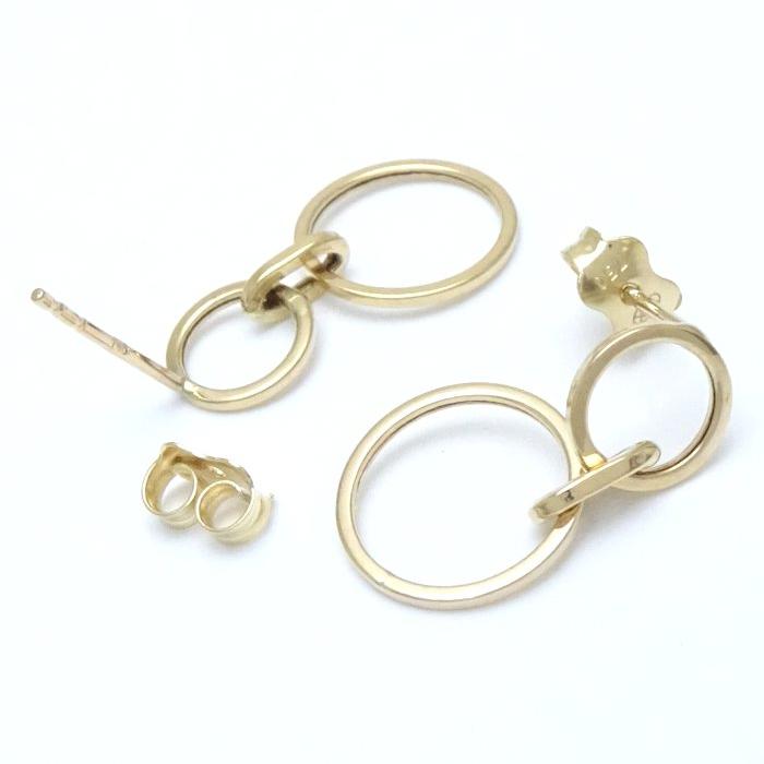 サークルモチーフ ピアス K18YG イエローゴールド/28024【中古】 : MIDORIYA - 通販 - Yahoo!ショッピング