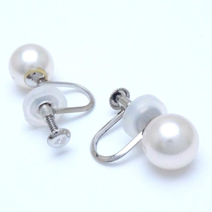 パール イヤリング 真珠8.3ミリ/8.4ミリ Pt900プラチナ/28070【中古】 : MIDORIYA - 通販 - Yahoo!ショッピング
