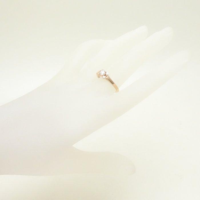 CARTIER カルティエ バレリーナ ソリテール リング 指輪 ダイヤモンド0.23ct #54 13.5号 N4724900 K18PG ピンクゴールド/293033【中古 ...