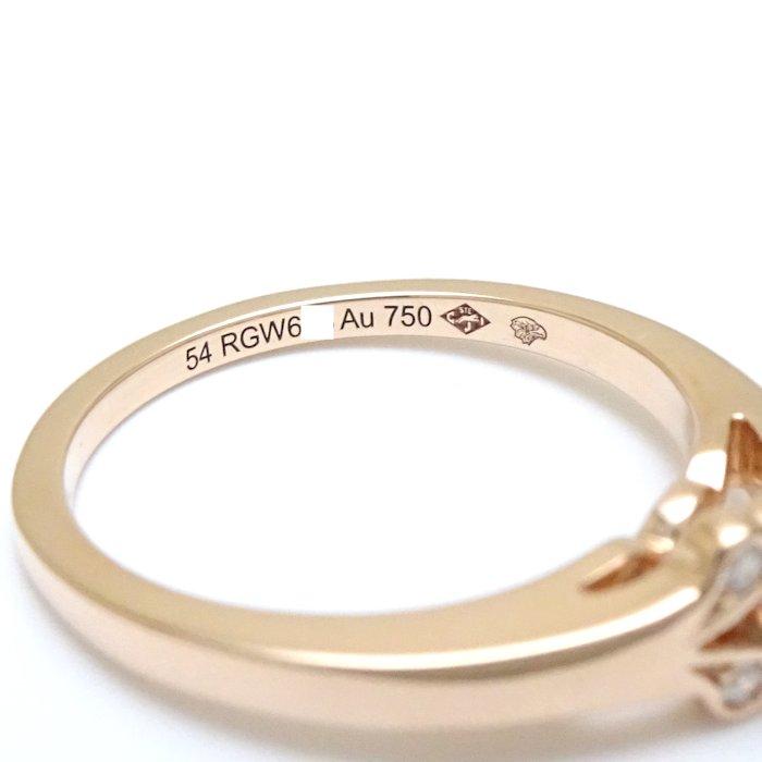 CARTIER カルティエ バレリーナ ソリテール リング 指輪 ダイヤモンド0.23ct #54 13.5号 N4724900 K18PG ピンクゴールド/293033【中古 ...
