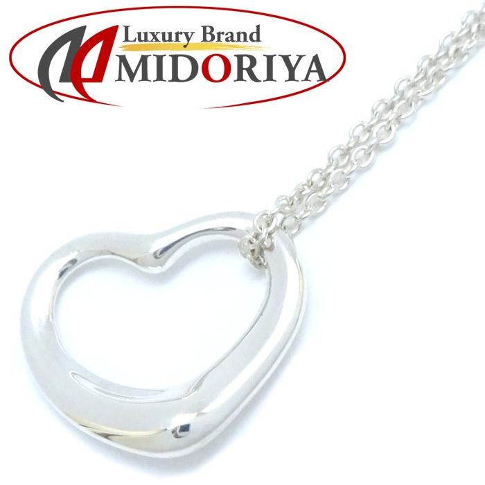 TIFFANY&Co.（ティファニー） オープンハート ネックレス 15mm エルサペレッティ シルバー925/293105【中古 ...