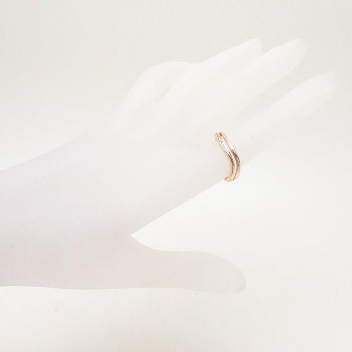 WISP ウィスプ リング 指輪 ダイヤモンド0.02ct 12号 K10PG ピンクゴールド/293169【中古】 : MIDORIYA ...