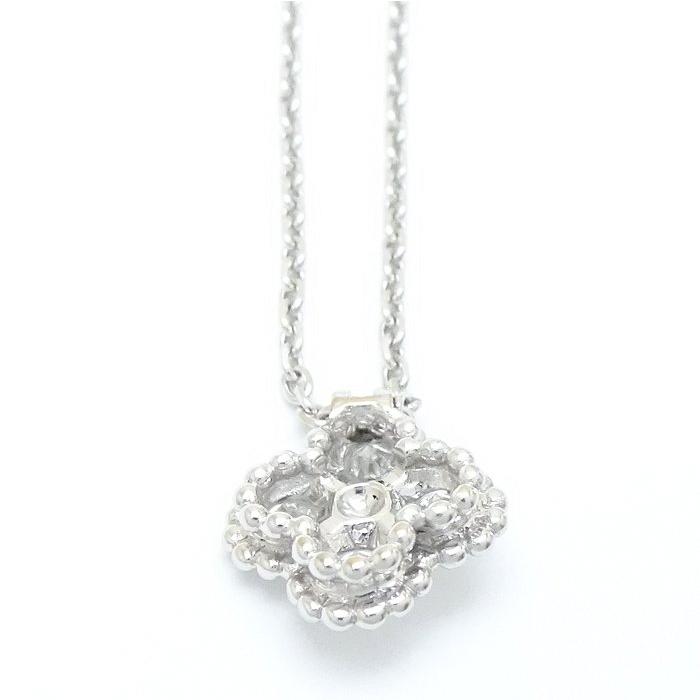 Van Cleef & Arpels ヴァンクリーフ＆アーペル アルノ ダイヤモンド ネックレス 4Pダイヤ K18WG ホワイトゴールド/293215【中古】 : MIDORIYA - 通販 ...