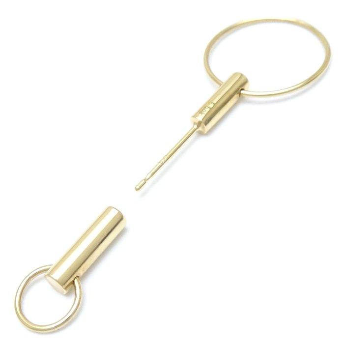 Hirotaka ヒロタカ ドアノッカー ピアス ダイヤモンド0.02ct 片方のみ K18YG イエローゴールド/293290【中古 ...