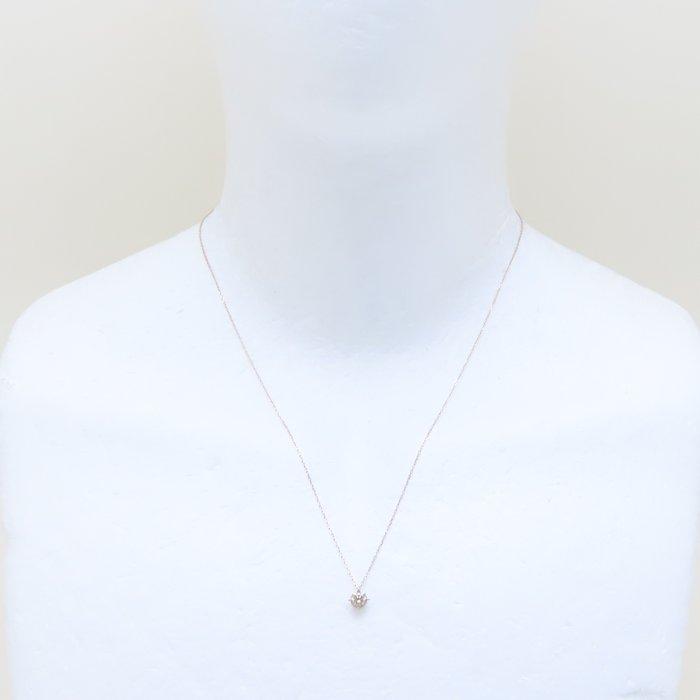 Kashikey カシケイ ソリティア ネックレス 一粒ブラウンダイヤモンド0.39ct K18BG ブラウンゴールド/293639【中古 ...