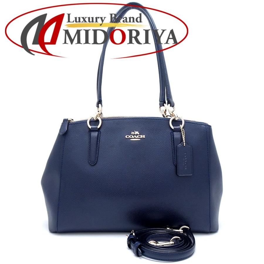 COACH コーチ 2Way F36637 ショルダーバッグ レザー ネイビー アウトレット/352097【中古】 : MIDORIYA ...