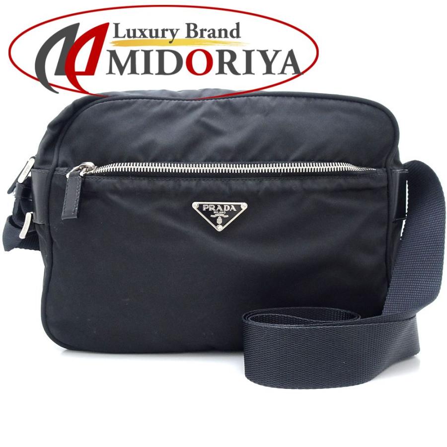 PRADA プラダ カメラバッグ BT0166 ショルダーバッグ ナイロンxレザー ブラック/352159【中古】 : MIDORIYA - 通販 - Yahoo!ショッピング