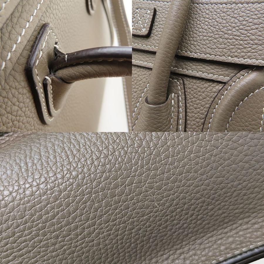 CELINE セリーヌ ラゲージナノショッパー 189243D ハンドバッグ 2WAY レザー スリ グレージュ/352380【中古 ...