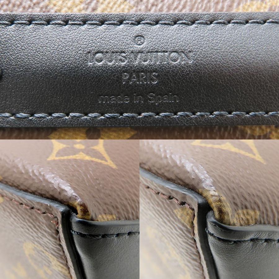 LOUIS VUITTON ルイヴィトン モノグラム マカサー ウィークエンドトートバッグPM M45734 2WAY ブラウン ブラック ...