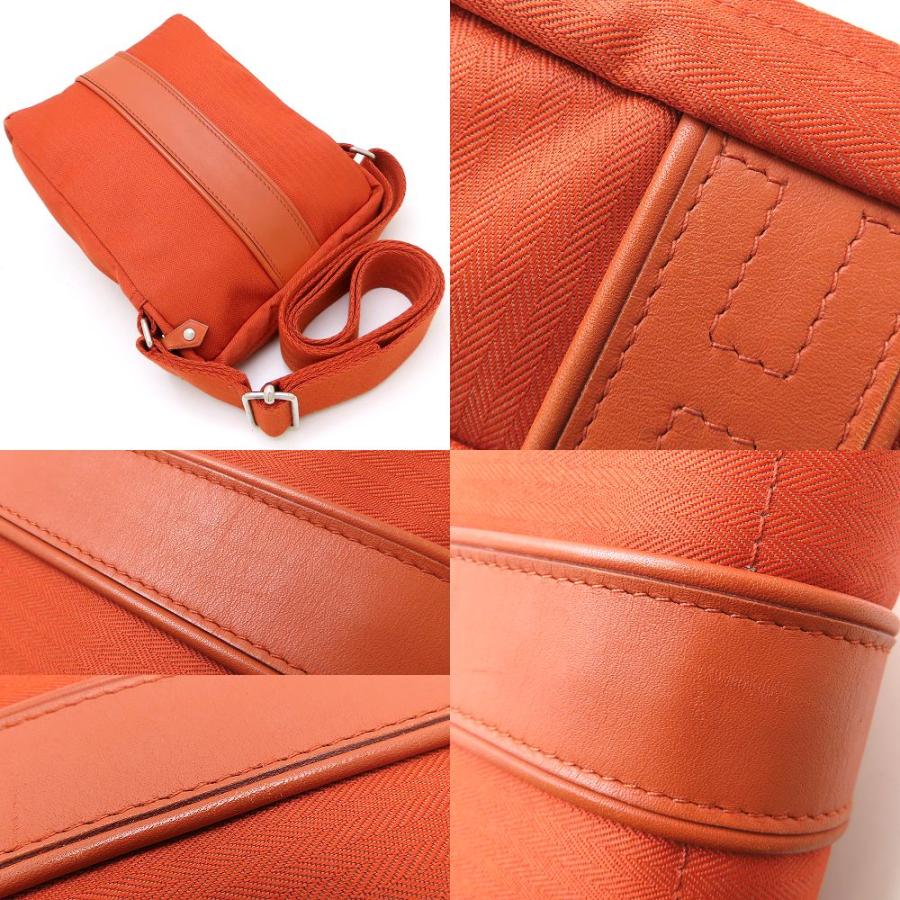 HERMES エルメス アカプルコバンドリエールPM ショルダーバッグ トワルシェブロン オレンジ/352517【中古】 : MIDORIYA ...